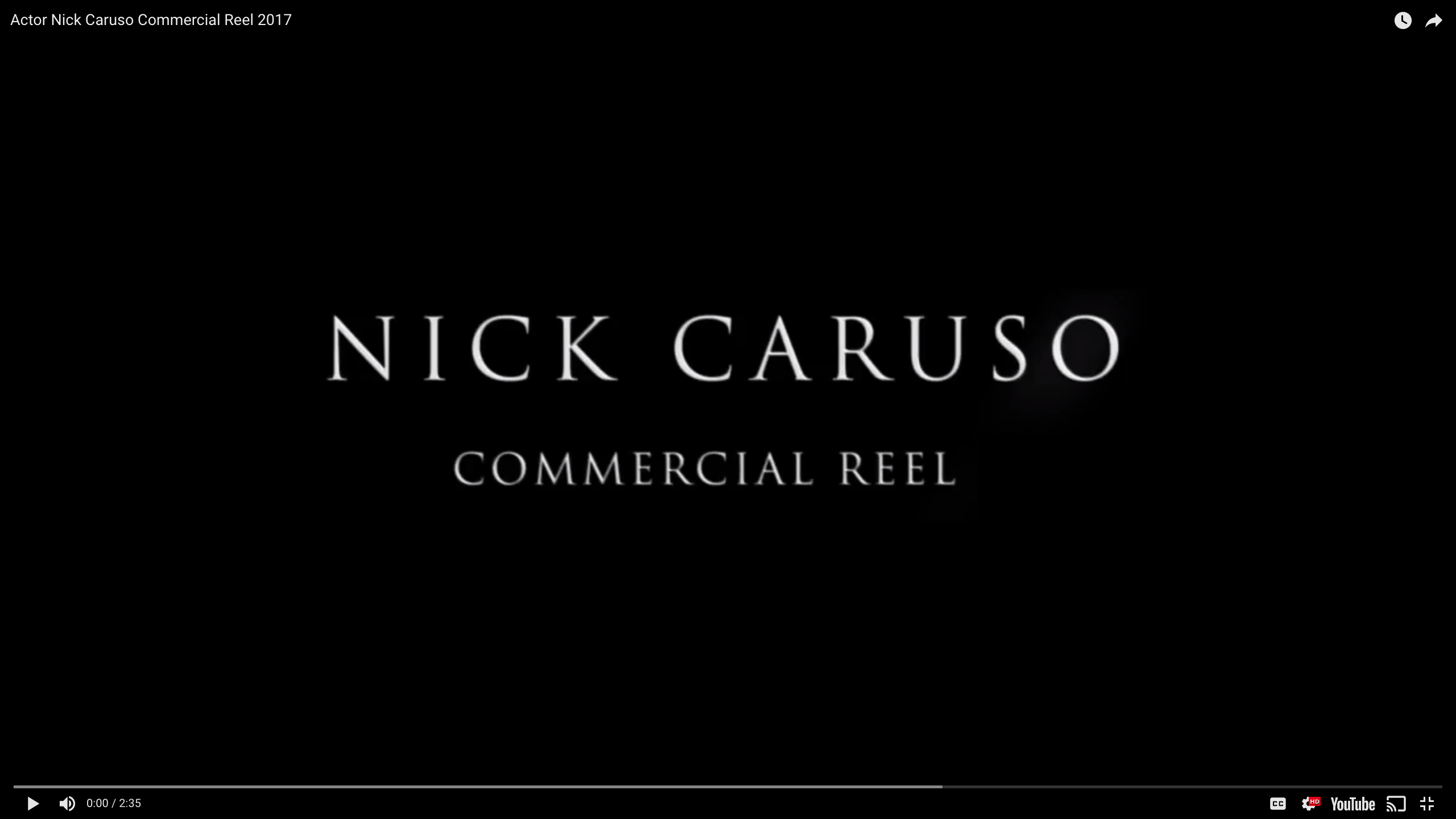 commercial reel – Nick Caruso